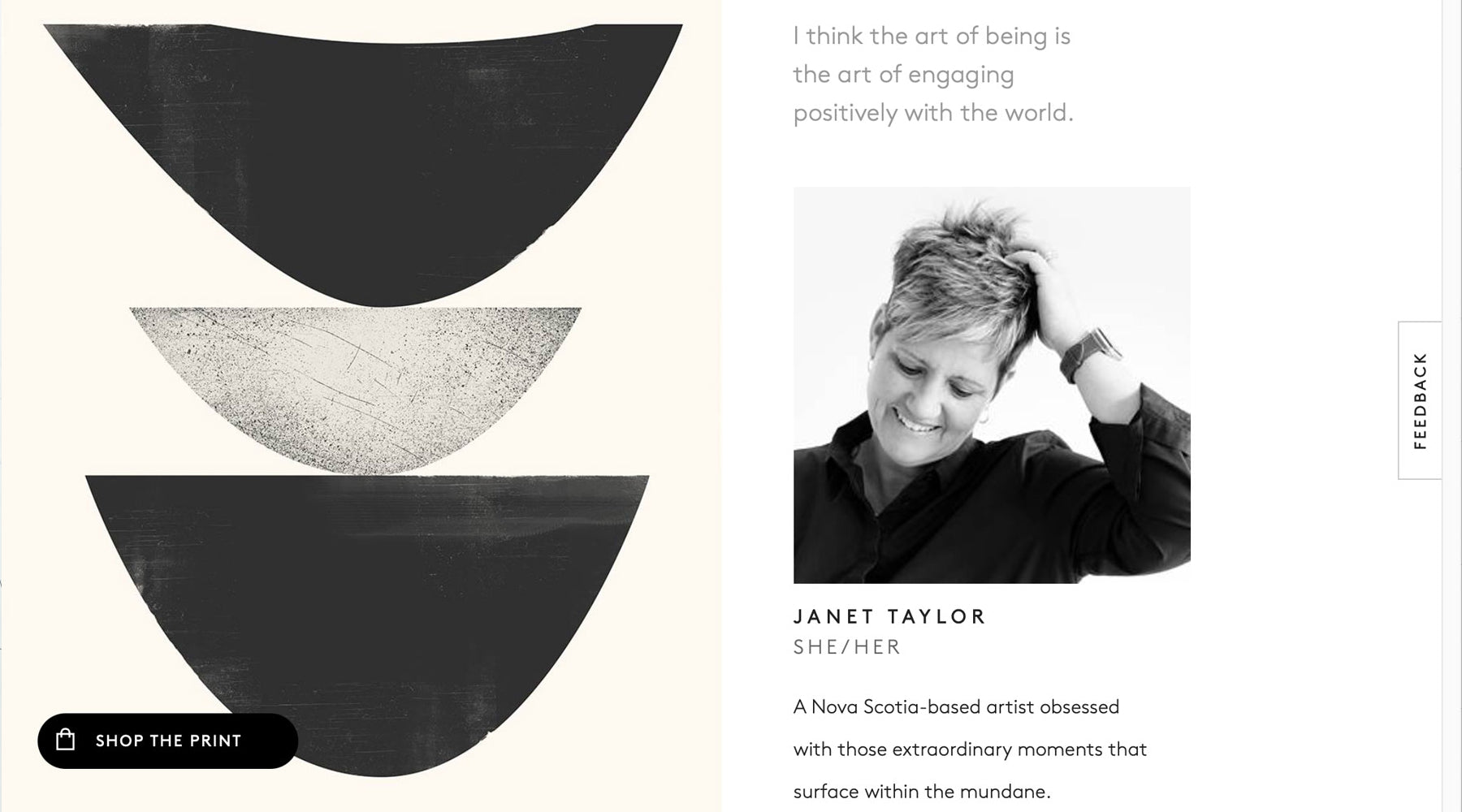 The Art of Being – Janet Taylor Art
